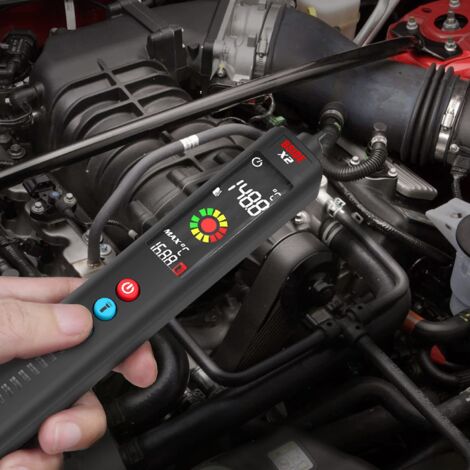 BSIDE Testeur de tension amélioré, écran LCD couleur 3 résultats avec ...