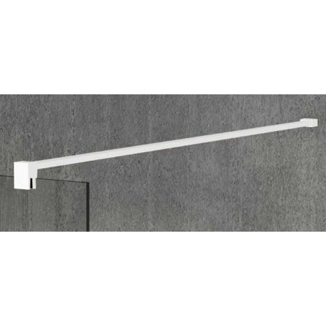 Gelco Vario - Pared de ducha Walk-In, 120 cm, Cristal revestido, Blanco ...