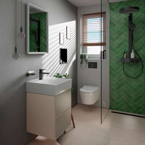Hansgrohe Rainfinity - Conjunto ducha con termostato, diámetro 36 cm, 3 ...
