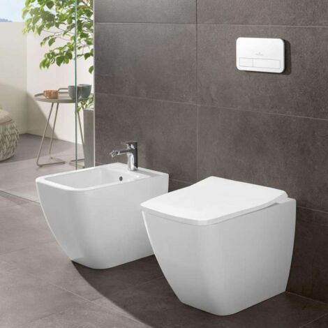 Placa de gatillo cromada VILLEROY ET BOCH Vi Connect E200