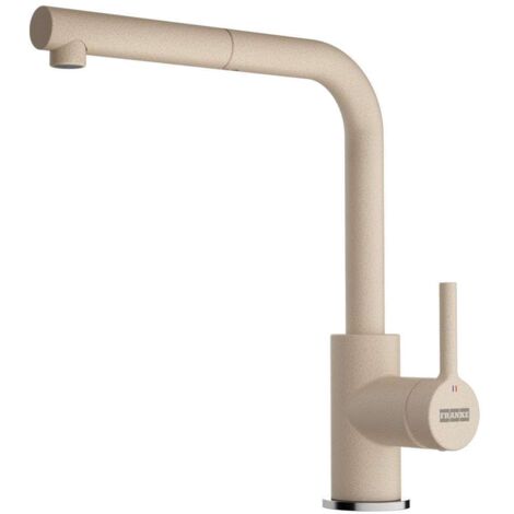 Franke Lina - Grifo de fregadero FS 3235.085, con caño extraíble, arena 115.0728.489