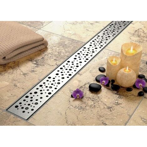 Alcadrain Rejillas - Rejilla para canaleta de ducha lineal 115 cm ...