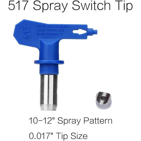 Airless Spray Gun with 517 Tip, 3600 PSI