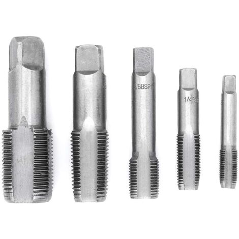 BSP Pipe Thread 55 Degree Plug Tap G1/8 G1/4 G3/8 G1/2 G3/4-5Pcs