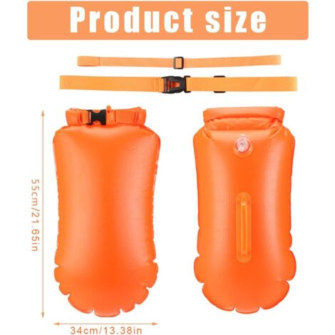 Open Water Swimming Buoy, Pull Buoy, Swimming Buoy with Waterproof Bag ...