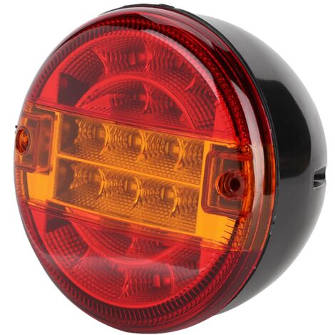 5" Round LED Tail Light for Trailers, Trucks, Buses, Specialty Vehicles ...
