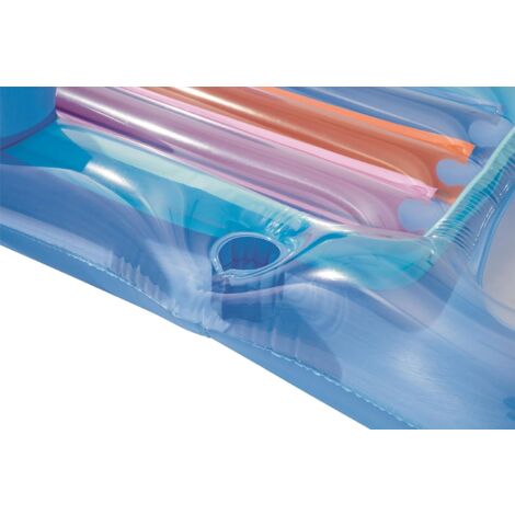 Set of two inflatable lounge chairs, floating bed, back seat, pool ...