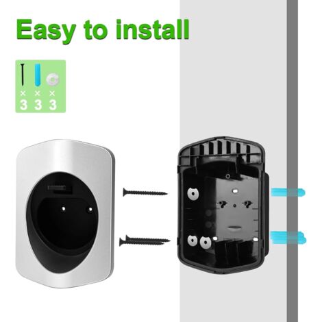 Type 2 Wall Mount Electric Vehicle Charger Cable Holder EV Charging ...