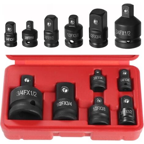 Pcs Socket Adapter Set, Impact Socket Converter Adapters, Socket Wrench ...