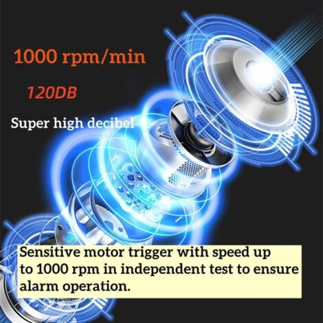 220V Powerful Outdoor Alarm Siren 120dB Red Motor Driven Metal Siren ...