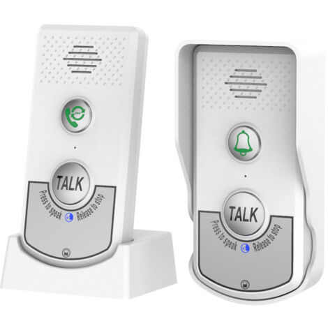 Wireless Intercom Doorbells, 1000M Long Distance, Indoor and Outdoor ...