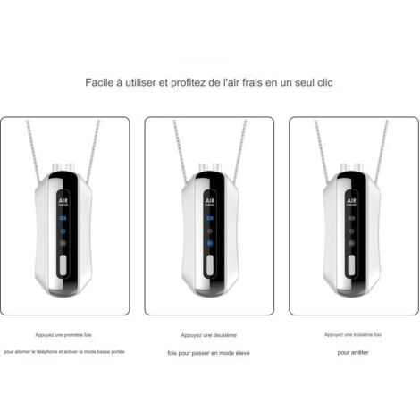 Ionizer Air Purifier, Rechargeable Personal Air Purifier - Portable ...