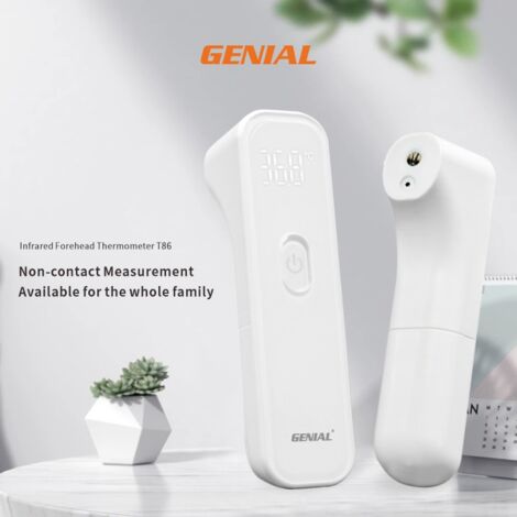 No-touch forehead thermometer, digital infrared thermometer for adults ...