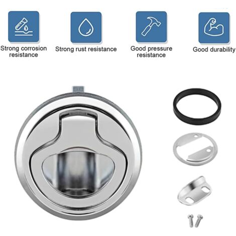 Pack Pull Hatch Locks, Boat Deck Latch, Handle Lift Slam, Zinc Alloy 1. ...