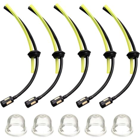 Pcs Fuel Line Hose Kit with Filter and Fuel Primer Bulbs Length 27.5cm ...