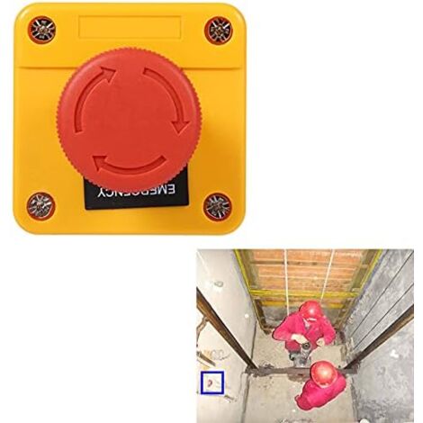 Emergency Stop Push Button Switch, 660V 10A Push Button Switch Instant ...