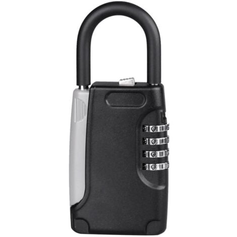 Key Box with Handle, 4 Digit Code, Outdoor, Small Key Box，Password ...