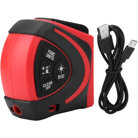 LTM-T30 2 in 1 Digital Laser Tape Measure, 30M Rangefinder and 5M Tape ...