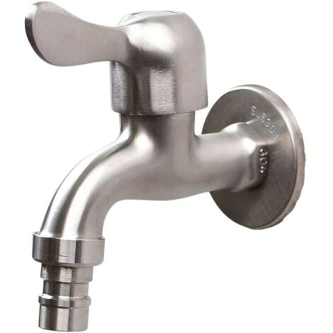 Cast Iron Faucet 304 Stainless Steel Outlet Faucet 1/2' Tap Faucet