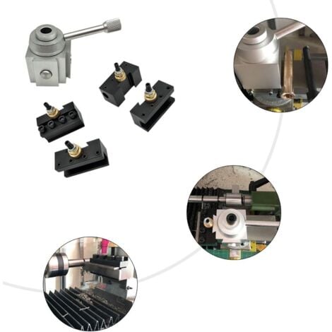 Quick Change Turning Tool Steel Lathe Tool Holder for Lathes, Drills ...