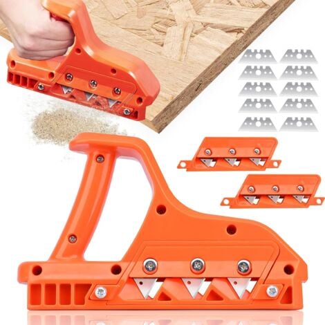 Plasterboard Planer, 45°+60°, plus ten blades, woodworking planing tool ...