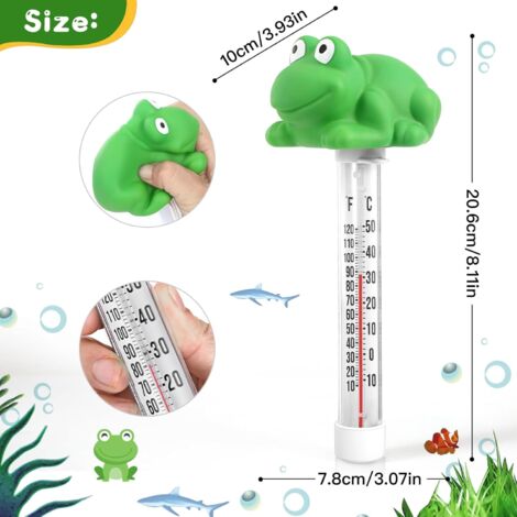 Floating Pool Thermometer, Easy to Read, Unbreakable, for Outdoor and ...