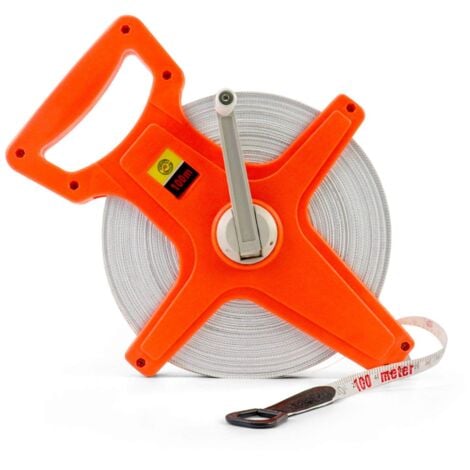 Fiberglass Tape Measure, Tape Roll, 100M / 330 FT, Double Sided