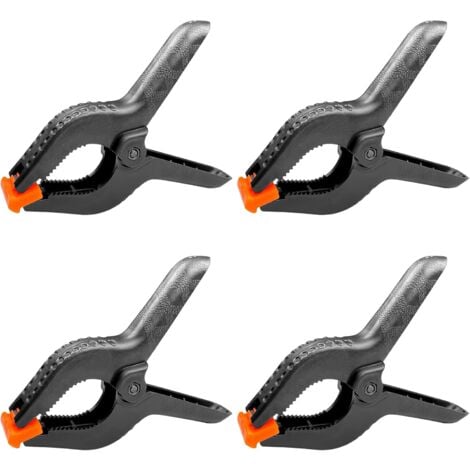 4pcs 6" 158MM Plastic Spring Clamp, High Clamping Force Clamp Maximum ...