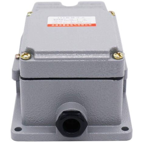 Metal Momentary Foot Switch SPDT NO NC AC 380V 15A Instant Foot Pedal ...