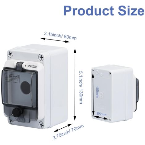 Emergency stop button with box, emergency stop switch, emergency stop ...