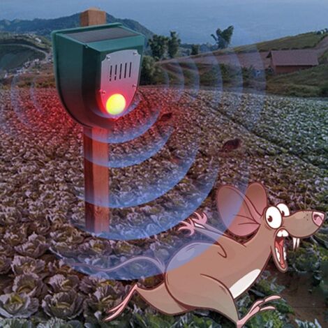 Solar Sound and Light Alarm with Motion Detector 110 Decibels Alarm ...