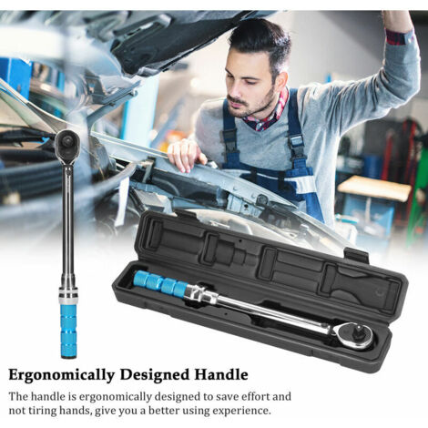 High Precision Chrome Vanadium Steel Torque Wrench with 1/4 Drive 5 ...