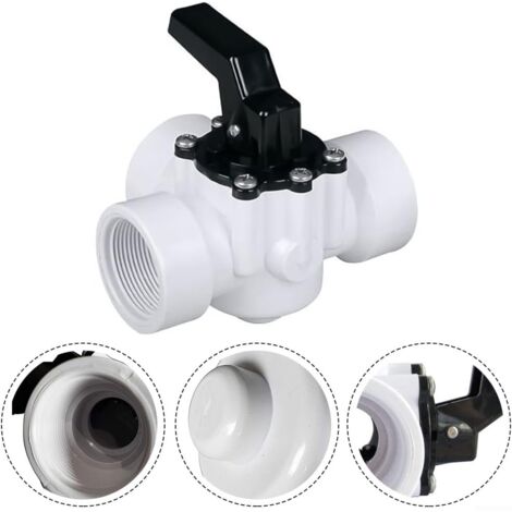 Pool Reversing Valve - 1 1/2 inch Female - 3 Way Replacement Pool ...