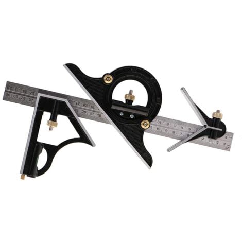 12 Inch Combination Square Ruler High Precision Stainless Steel ...