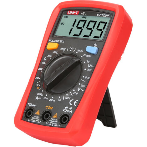 UT131B Digital Multimeter, AD/DC Voltage and Current Tester with ...