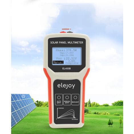 EL400B Portable Handheld Photovoltaic Panel Power Multimeter Solar ...
