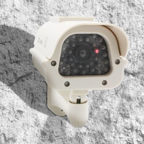 Outdoor Dummy Camera - Fake CCTV Camera with Flashing LED - Solar Panel ...