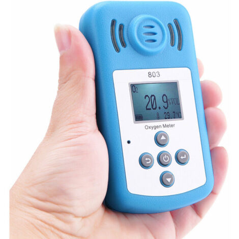 Portable Oxygen (O2) Concentration Detector with LCD Display and Sound ...