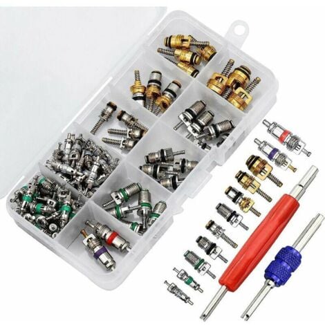 102pcs Air Conditioning Valve Core, R134A Automotive Air Conditioning ...