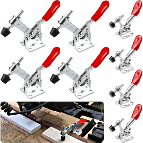 8 Pcs Toggle Clamp, Metal Toggle Clamp, Quick Release Toggle Clamp for ...