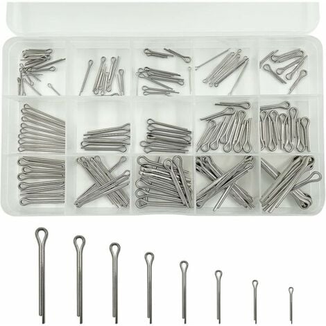 150 Pieces Stainless Steel Split Pins Safety Split Pins Mechanical ...