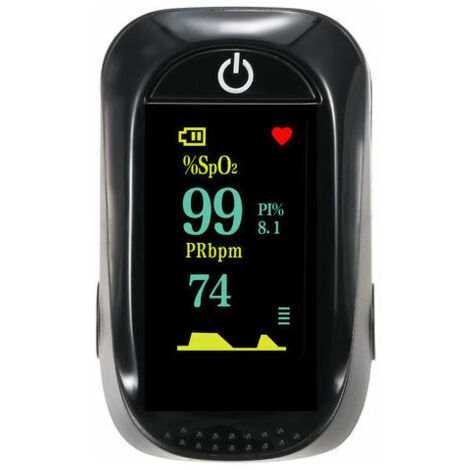 Fingertip Pulse Oximeter Mini SpO2 Monitor Oxygen Saturation Monitor ...