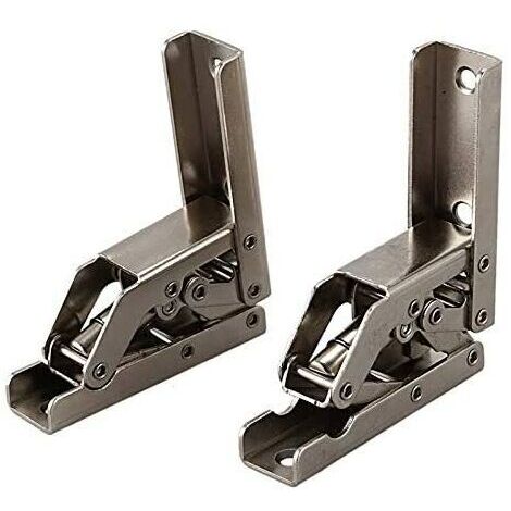 2pcs 90° 90° Folding Hinge Easy Installation Conversion 180° Dining ...