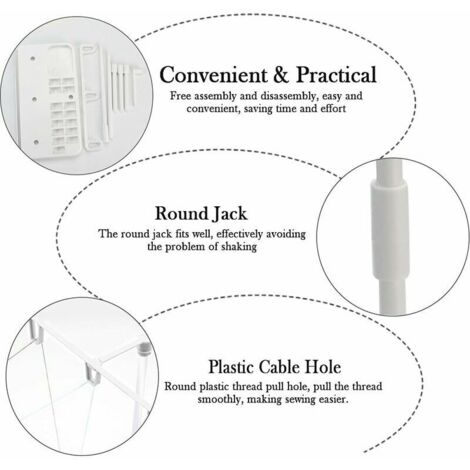 White Bobbin Thread Holder Cone Spool Holder Sewing Machine Iron Thread ...