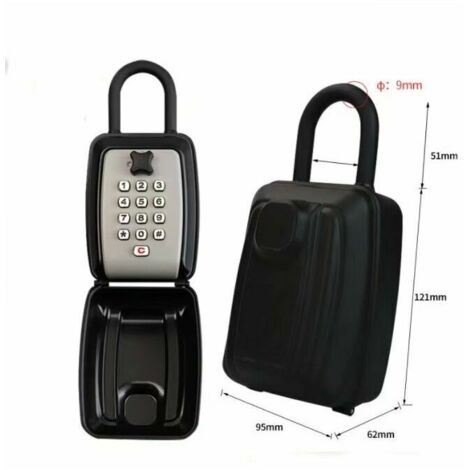 Secure Key Box, Wall-mounted Key Safe, Wall-mounted Key Box, Coded Key ...