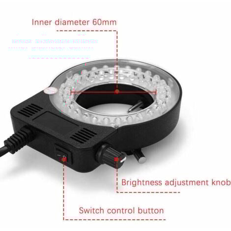 Electro-optical Body Microscope LED Ring Light Microscope Lighting ...