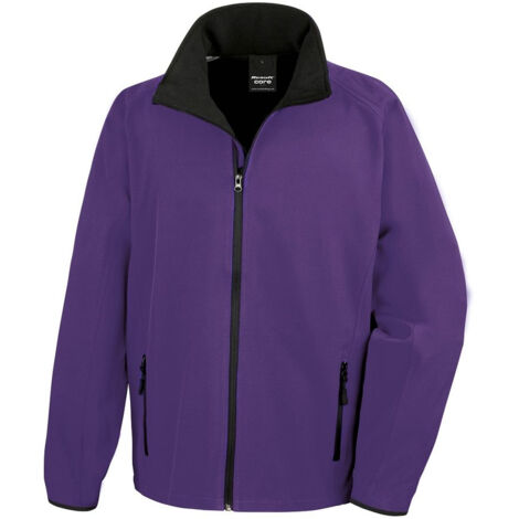 Result Giacca Softshell da uomo Core Printable Viola XL