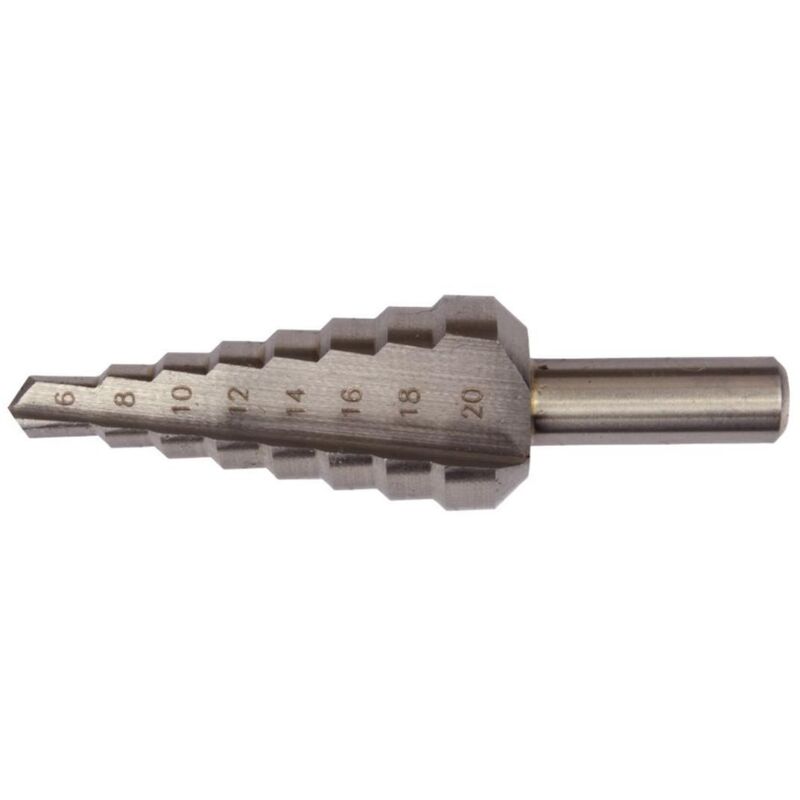 Foret étagé HSS - Radix - 4-12 mm - Arêtes droites