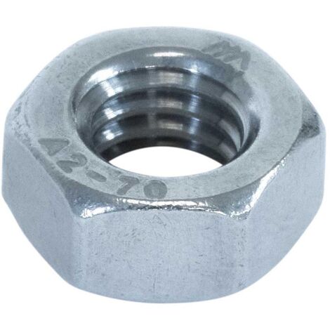 Écrou hexagona -l Radix - M20 - RVS - Classe 8 - DIN 934 (50 pcs)