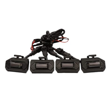 4 PZ LED per Auto Griglia Anteriore Luci Esterna Lampada Accessori Luce ...